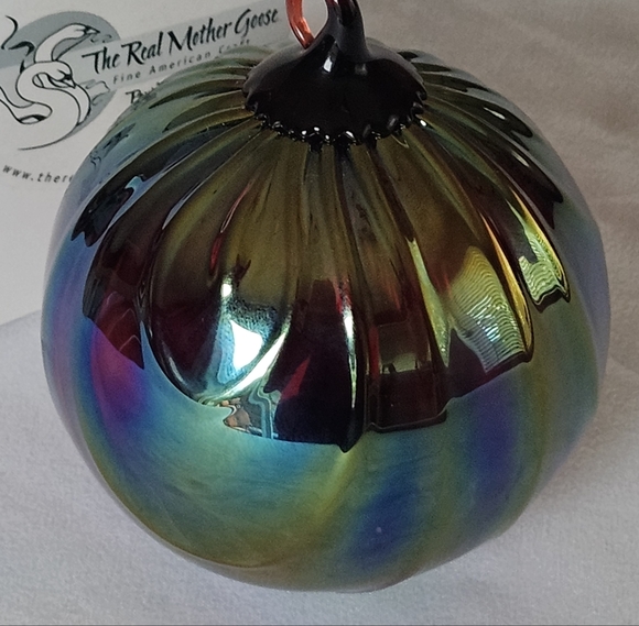 Holiday | Glass Eye Studio Hand Blown Hanging Ornament Iridescent ...